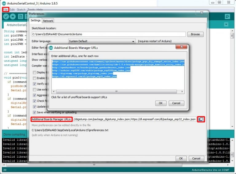 Arduino IDE бърз преглед - Ardudevelop.eu
