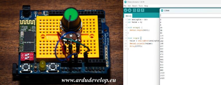 Arduino UNO ADC read - Ardudevelop.eu