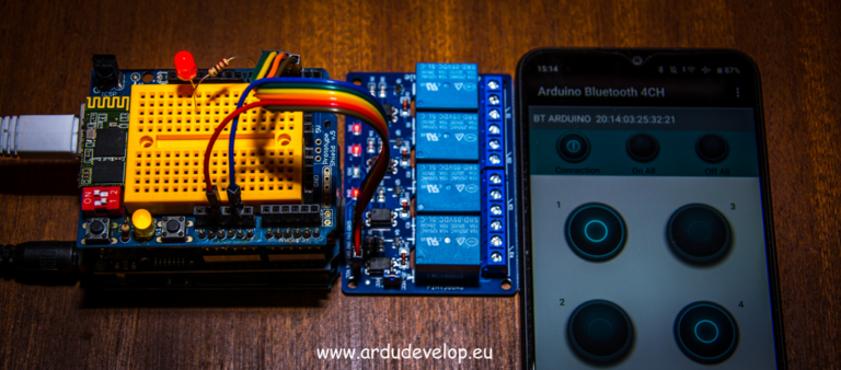 WEB и Bluetooth Контрол на Релета с Arduino UNO и Ethernet W5100 - Ardudevelop.eu