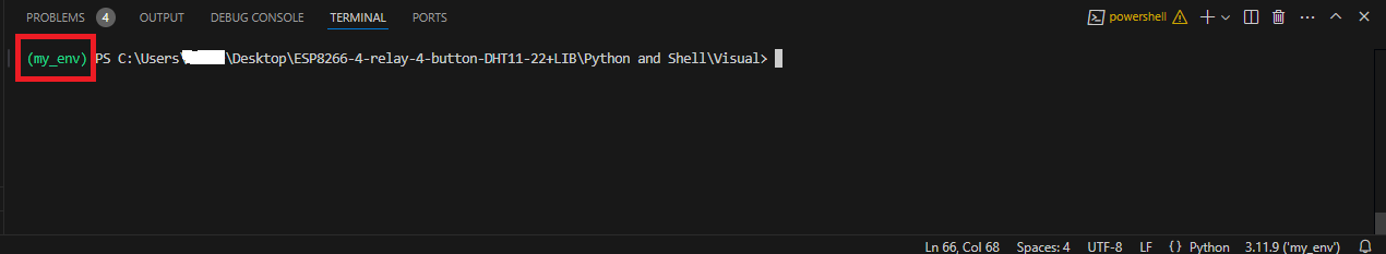 Проект на Python за управление на Esp8266 Контрол на релета и сензори