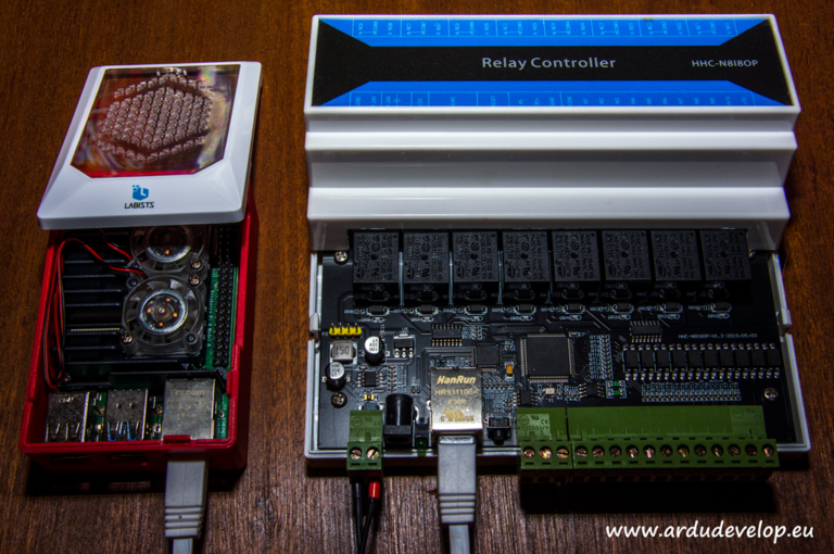 Управление на HHC-N8I8OP с Raspberry Pi и Python: Библиотека, код и обяснение - Ardudevelop.eu