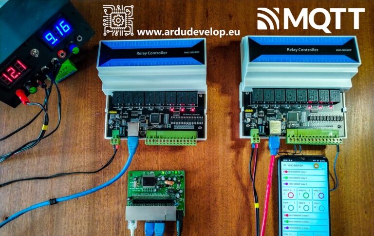 HHC N8I8OP управление чрез MQTT с Python - Ardudevelop.eu
